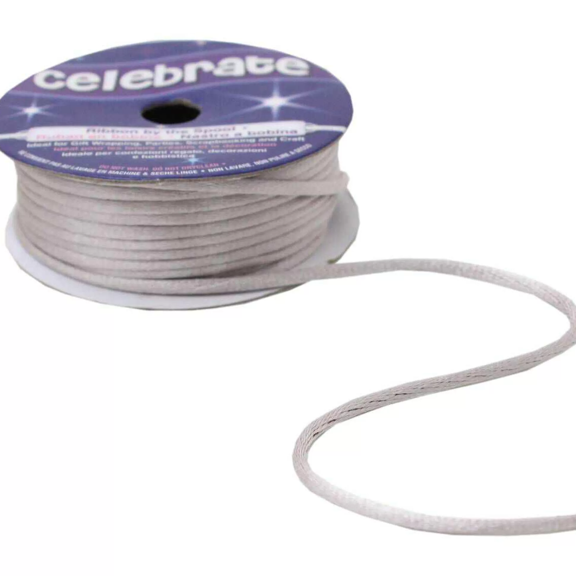 Silver Ribbon Knot Cord 2Mm X 10M-Hobbycraft Cheap « Craft Supplies